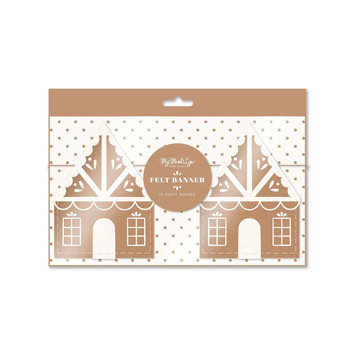 Gingerbread Felt Gingerbread House Banner – Très Chic Party Boutique